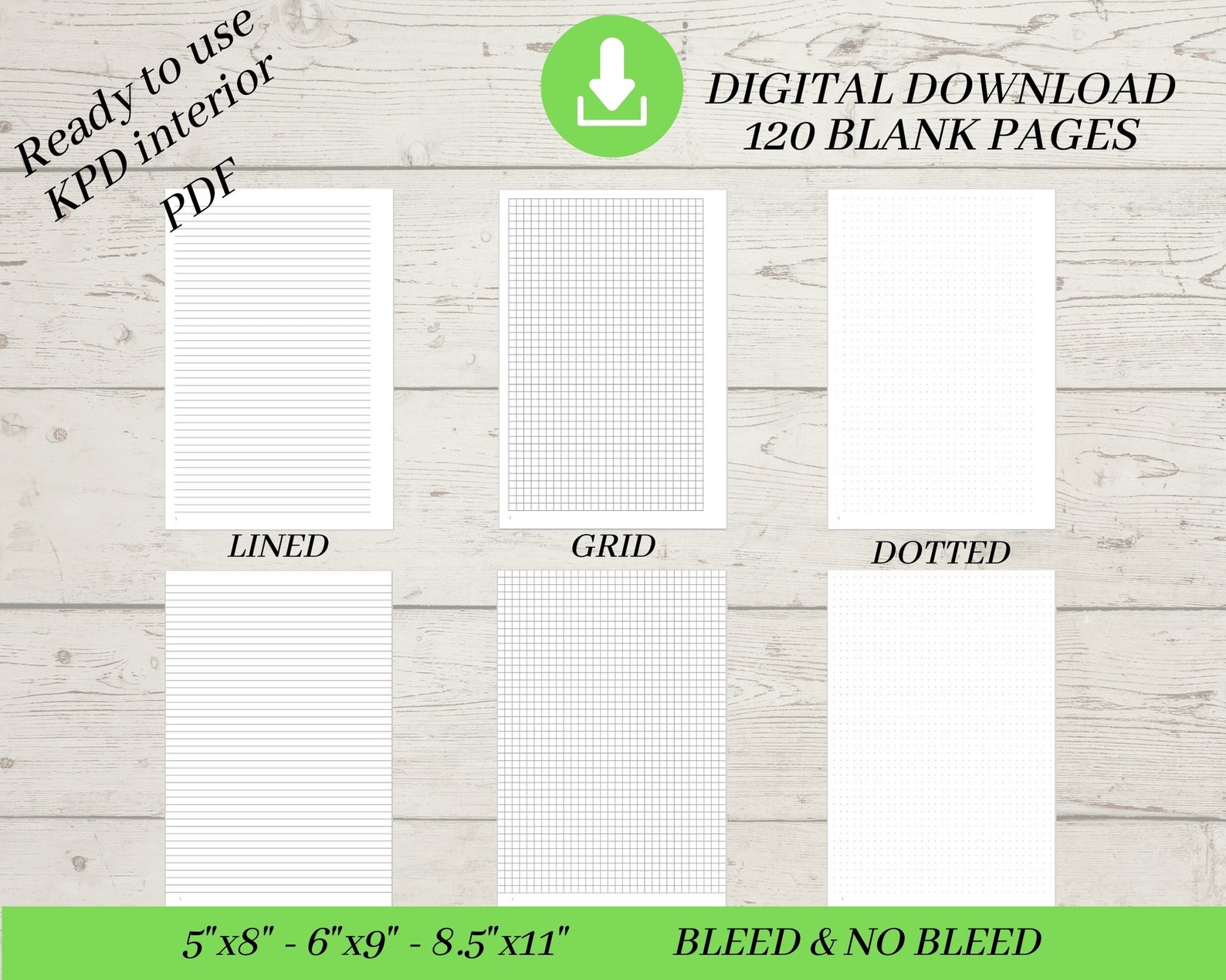 Kdp Interiors Line Sheet Template Lined Dotted Grid Blank | Etsy