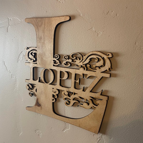 Filigree Monogram - Etsy