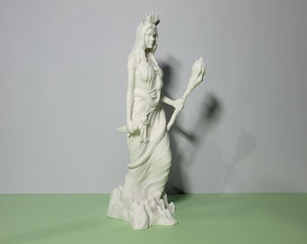 Hecate 10" Sculpture Goddess Heaven, Earth, and Sea Blessings of Daily ...