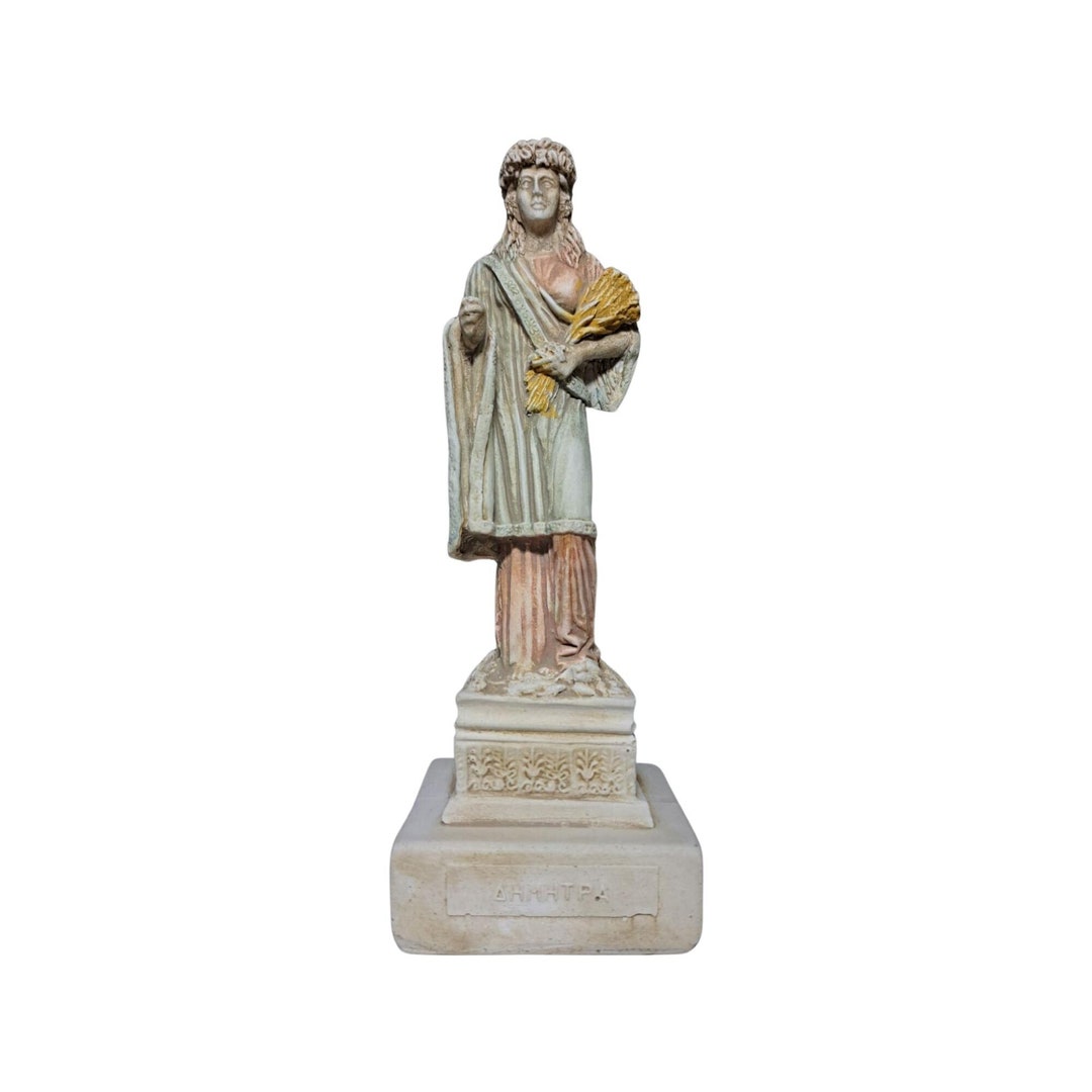 Demeter Statue Greco-roman Goddess Sculpture - Etsy
