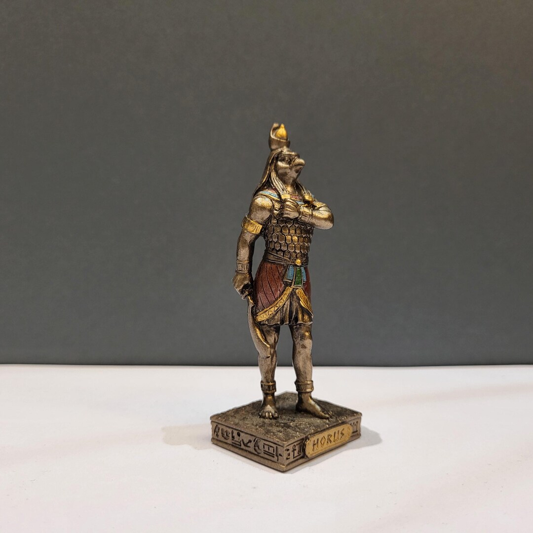 Horus God Mini Statue Ancient Egyptian Myhtology Sculpture 9cm - Etsy