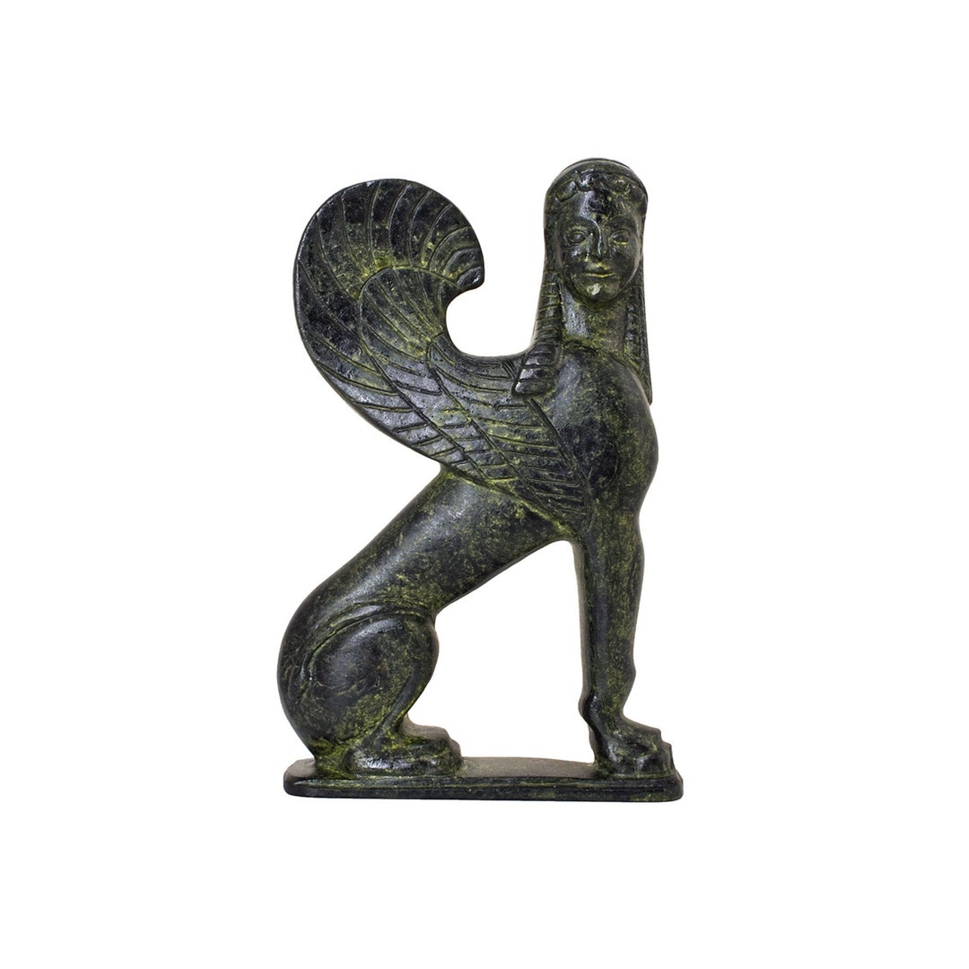 Corinthian Sphinx Mythical Monster Sculpture Greek Bronze Statue - Etsy
