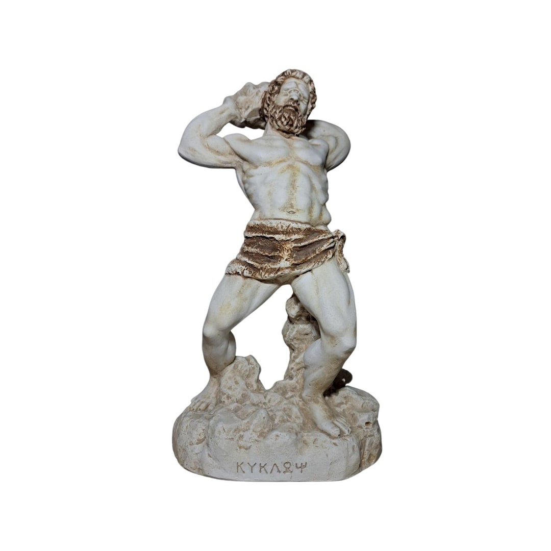 Cyclops Bust Statue, Greek Mythology Monster Sculpture, 10.50 Inches - Etsy
