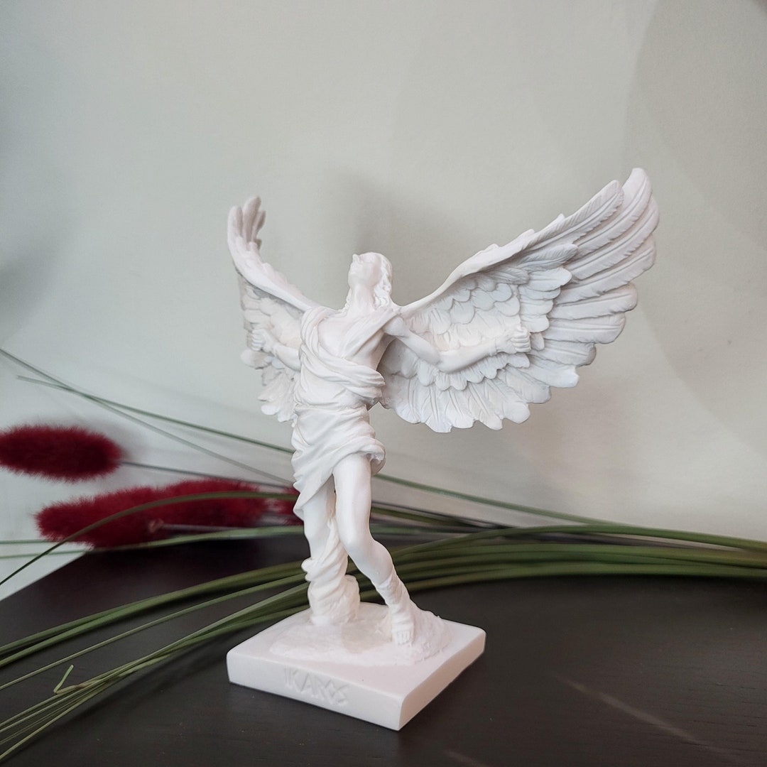 Icarus Winged Statue Ancient Greek Handmade Sculpture - Etsy