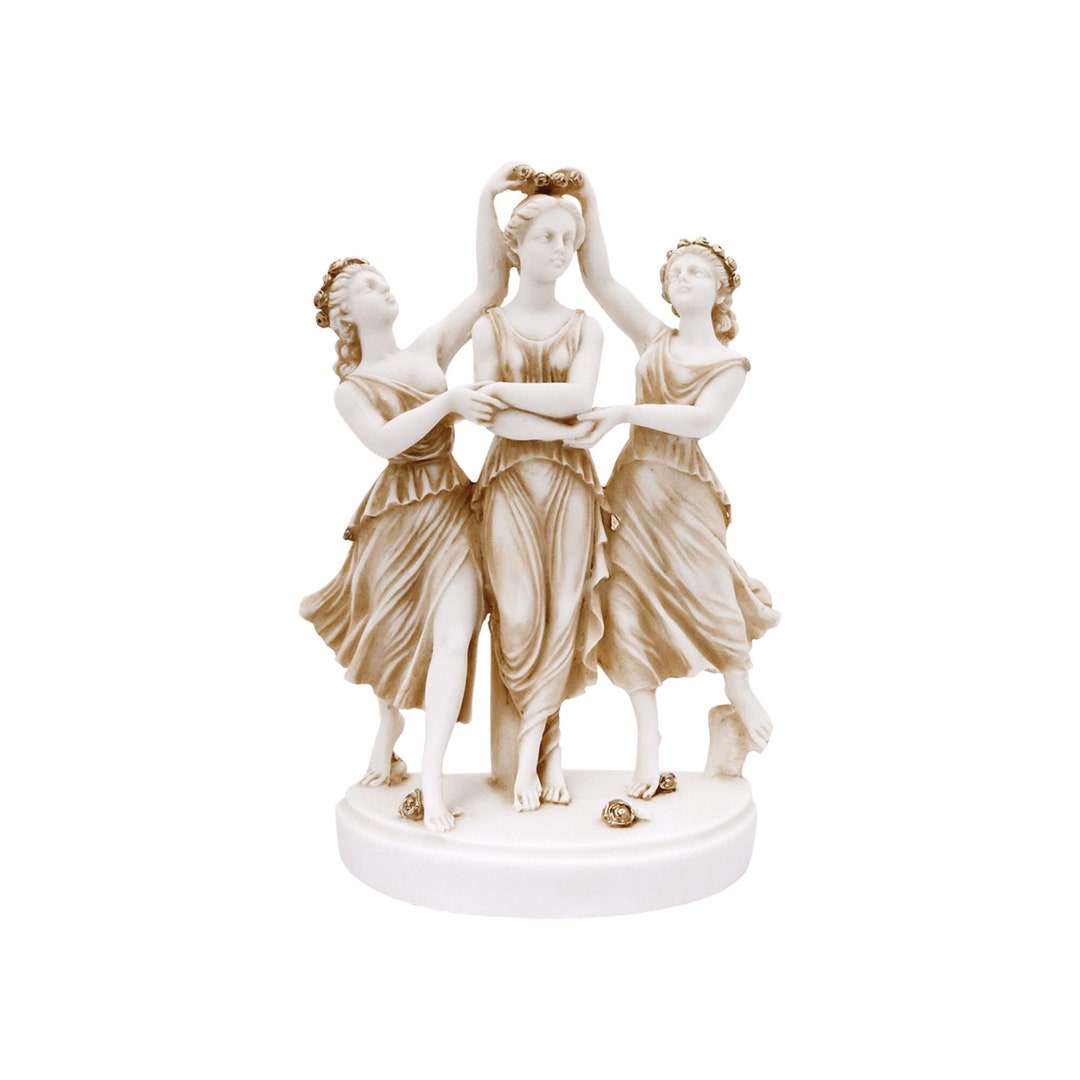 Three Graces Statue Ancient Greek Roman Mythology Sculpture - Etsy
