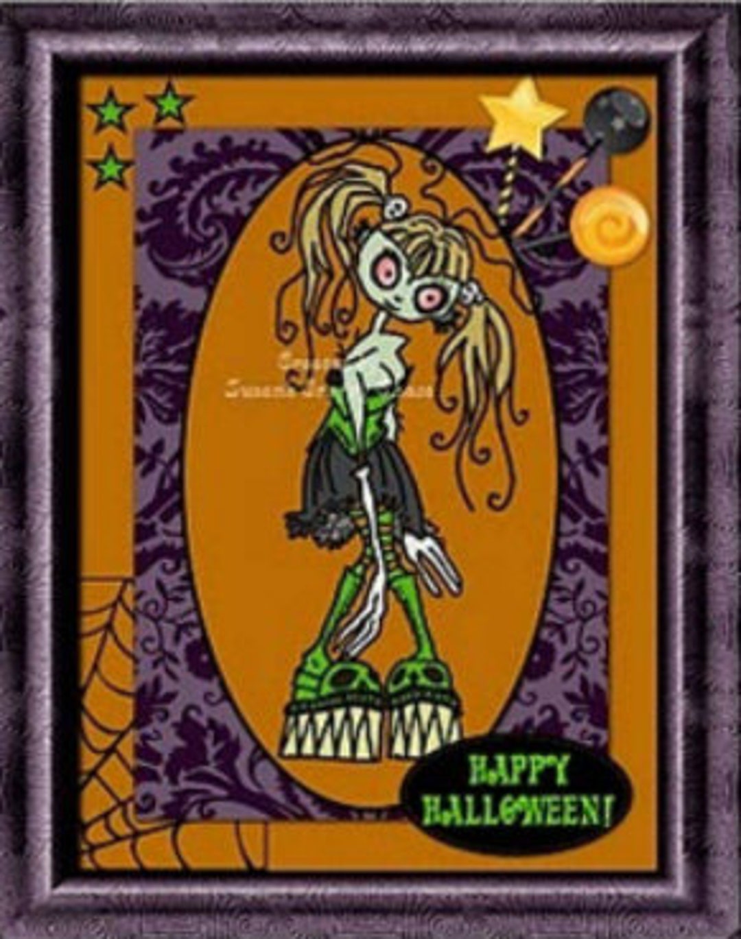 Crazy Barb Unmounted Rubber Stamp - Etsy