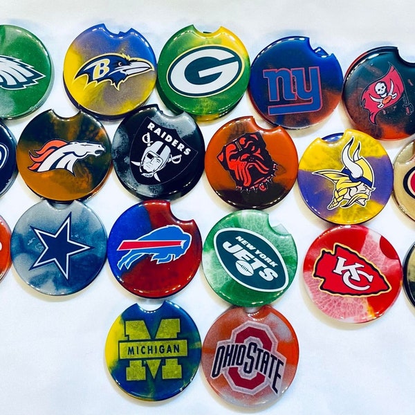 Football Car Coaster - Etsy