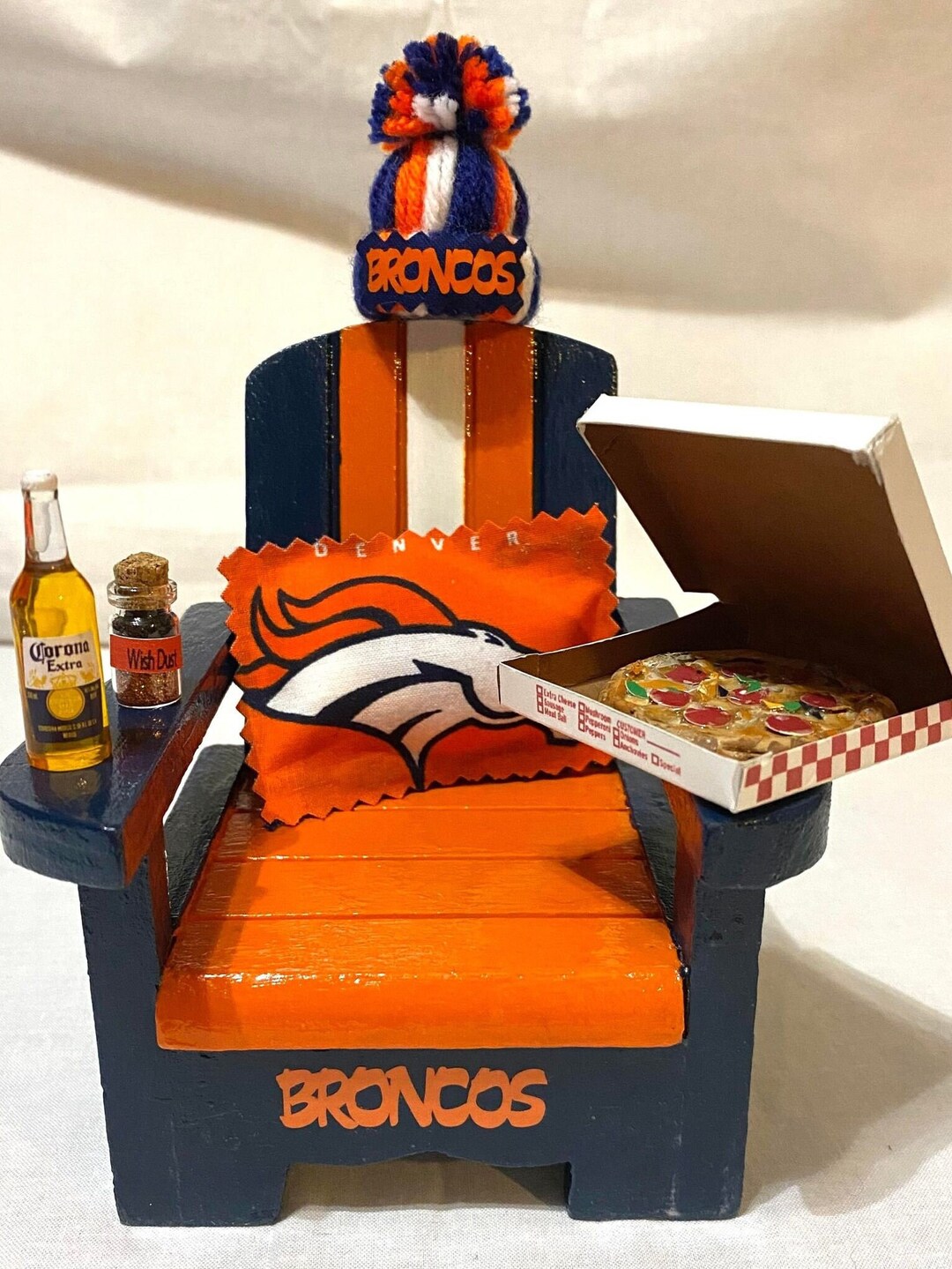 Denver Broncos NFL Football Mini Beach FAN Chair and Accessories Are ...
