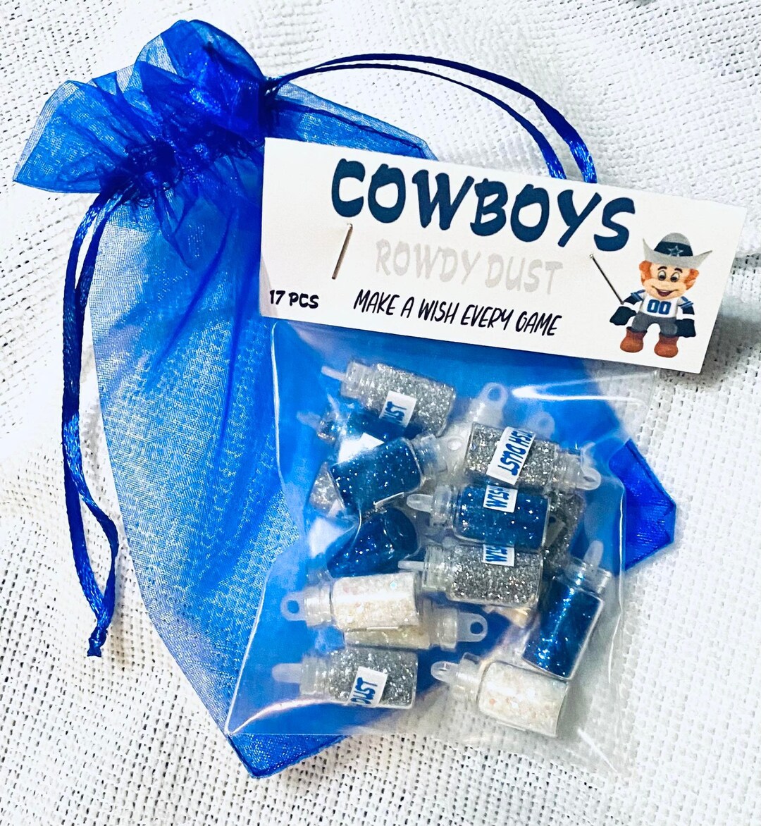 Dallas Cowboys NFL Football Mascot ROWDY Wish Dust...make a WISH ...