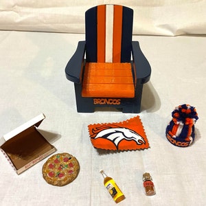 Denver Broncos NFL Football Mini Beach FAN Chair and Accessories Are ...