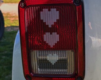 18 Assorted WHOLE Hearts Headlight Taillight Decals 2 Sticker Sheets ...