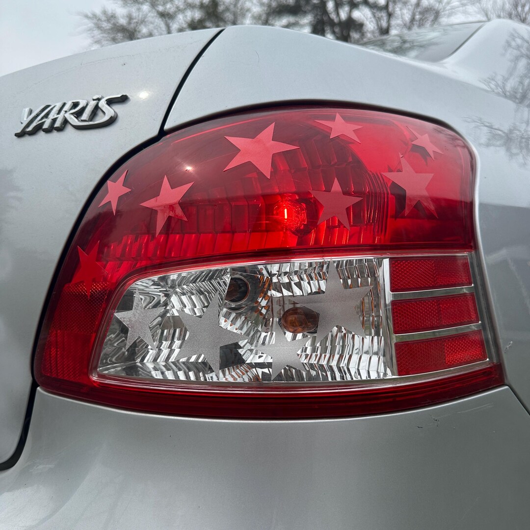 16 Assorted Stars Headlight Taillight Decals 2 Sticker Sheets Glitter ...