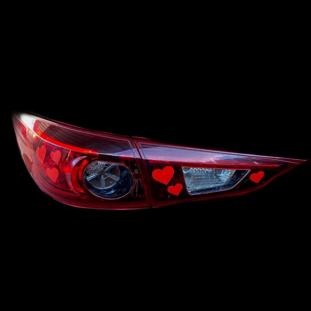 18 Assorted Whole Hearts Headlight Taillight Decals 2 Sticker Sheets ...