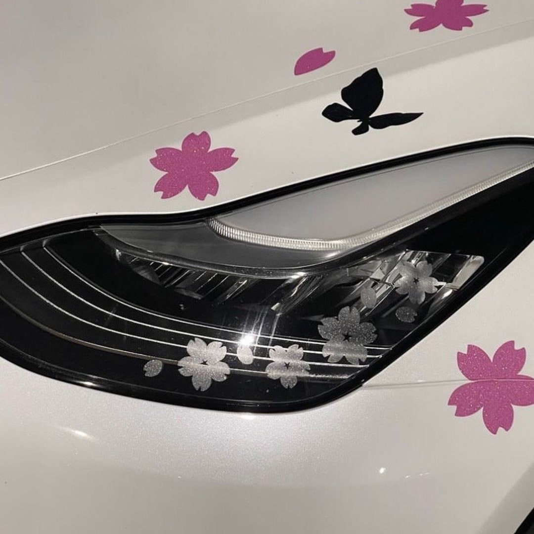 18 Assorted Sakura Headlight Taillight Decals 2 Sticker Sheets Glitter ...