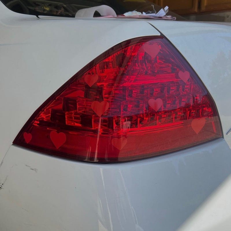 Heart Car Decal - Etsy