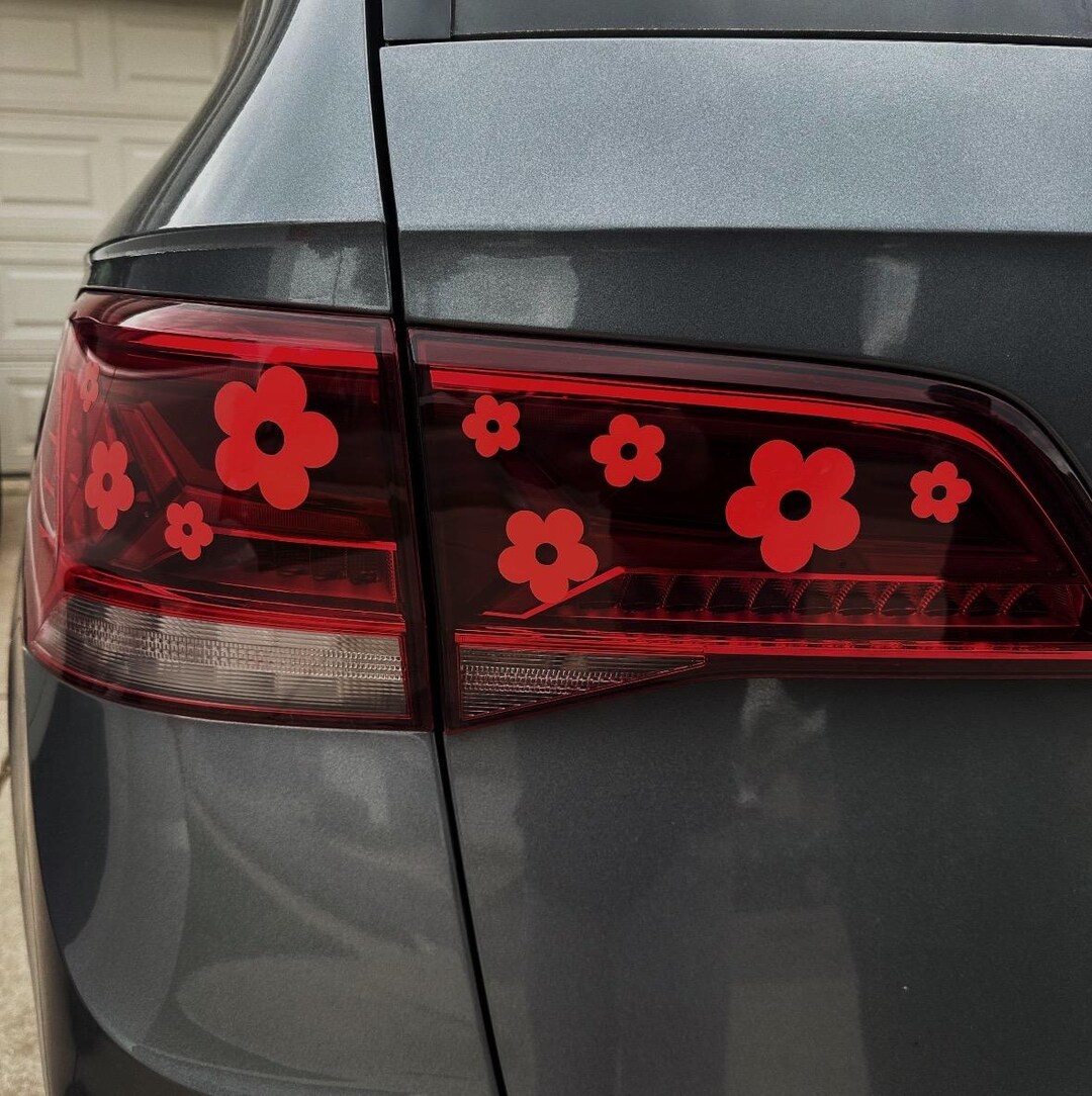 18 Assorted Daisy Flower Headlight Taillight Decals 2 Sticker Sheets ...