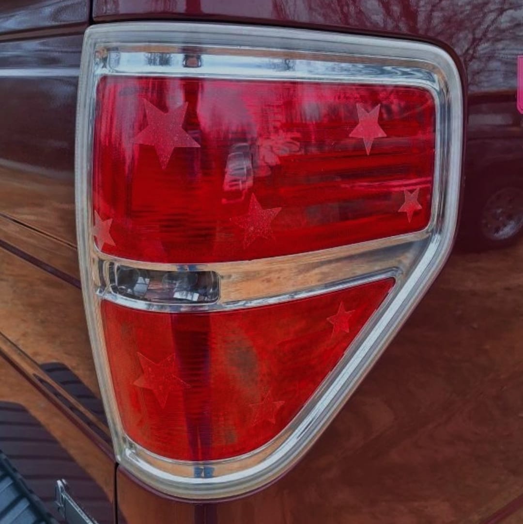 16 Assorted Stars Headlight Taillight Decals 2 Sticker Sheets Glitter ...