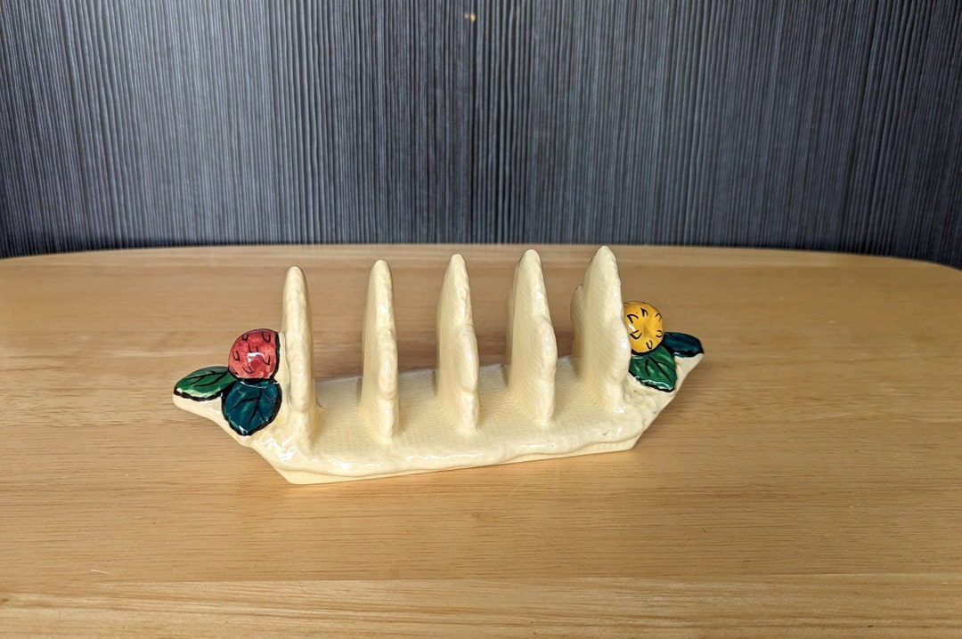 Vintage Toast Rack Staffordshire Ceramic Toast Rack Shorter & Son Ltd ...