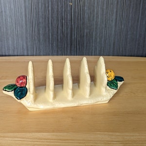 Vintage Toast Rack Staffordshire Ceramic Toast Rack Shorter & Son Ltd ...