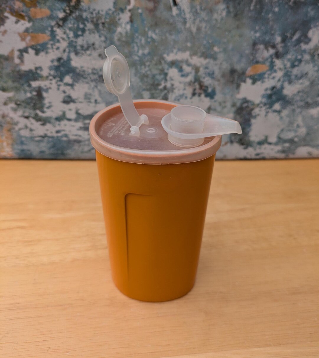 Tupperware Drink Pourer Cup Dispenser Orange Retro Tupperware Pouring ...