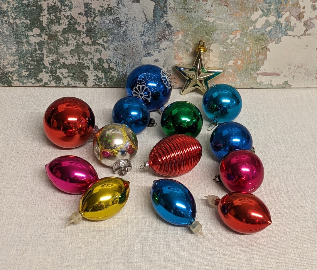 Vintage Baubles Stunning Glass 1960's 1970's Christmas - Etsy