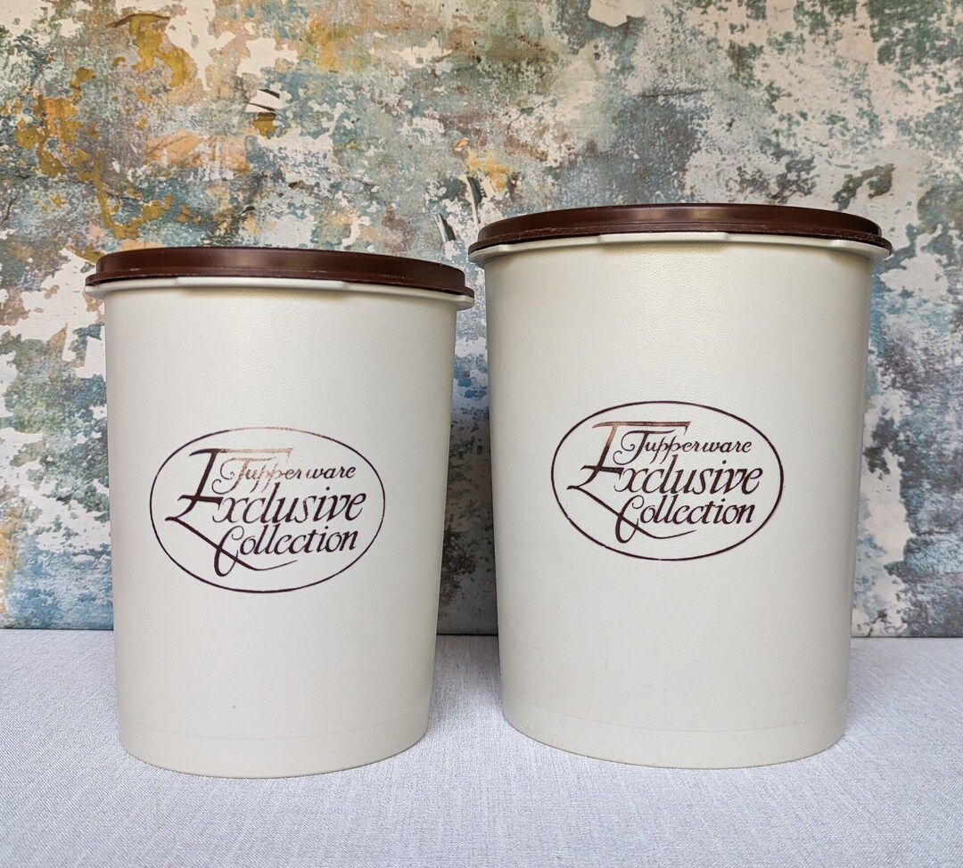 Tupperware Retro Vintage Tupperware Containers Set of 2 - Etsy