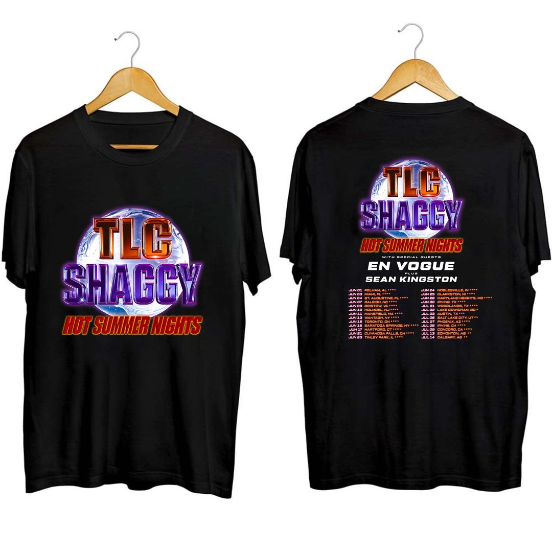 TLC and Shaggy Hot Summer Night Tour 2023 Png, TLC and Shaggy Tour Png ...