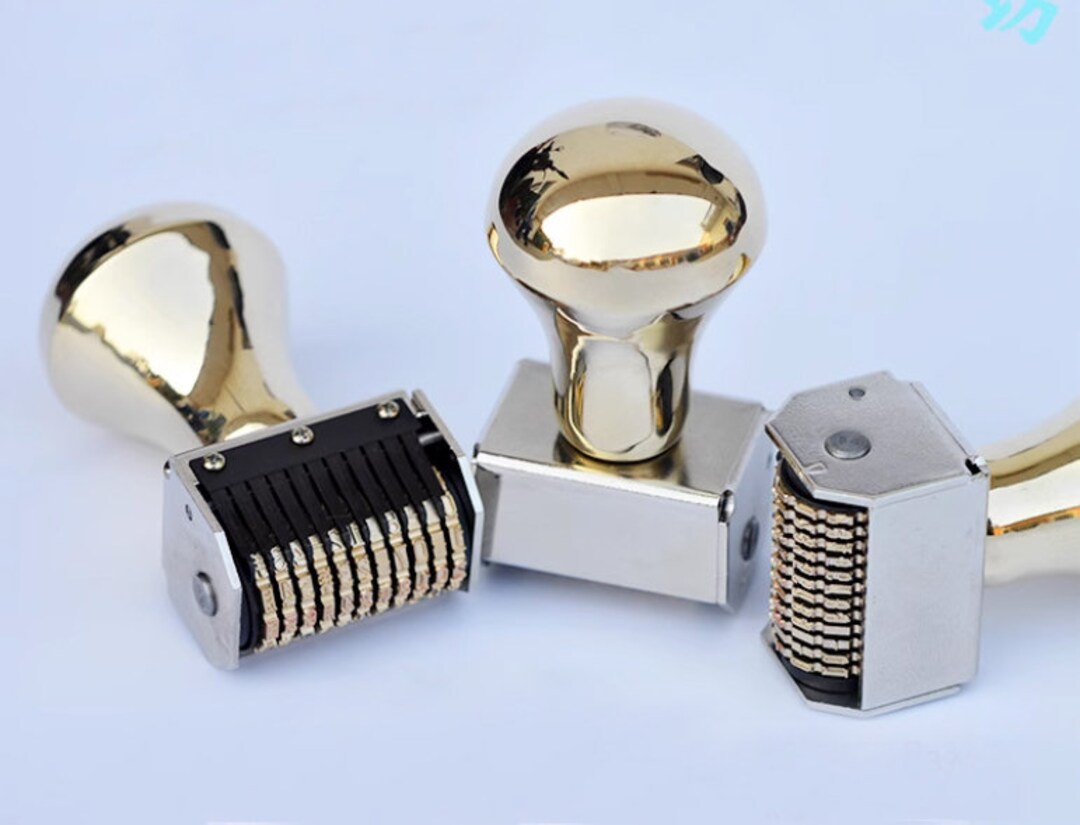 Various Rotary Brass Date Stamp , Numbers , Time , Double , Expiration ...