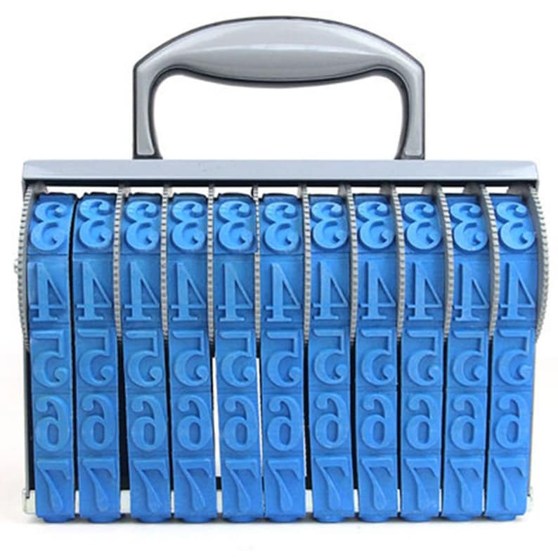 Super Large / Large Number Rotary Stamp - Etsy