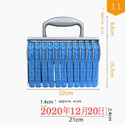 Super Large / Large Number Rotary Stamp - Etsy