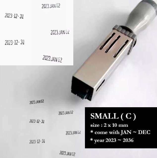 Rotary Date Stamp Gray Adjustable 2020 ~ 2030 - Etsy