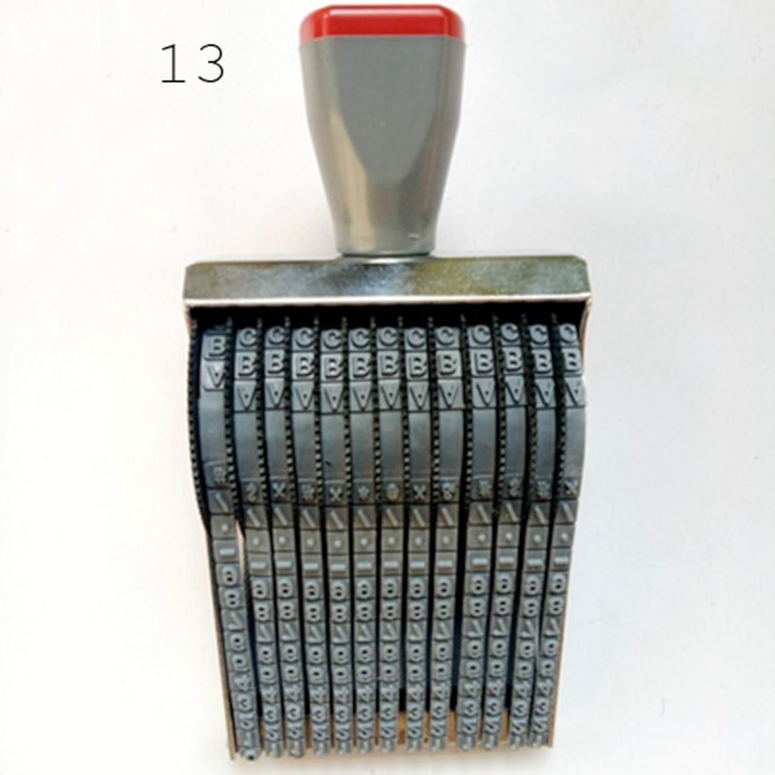 3mm / 4mm / 5 Mm Alphabets Numbers Rotary Stamp 8 / 9 / 10 / 11 / 12 ...