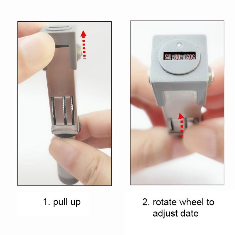 Rotary Date Stamp Gray Adjustable 2020 ~ 2030 - Etsy