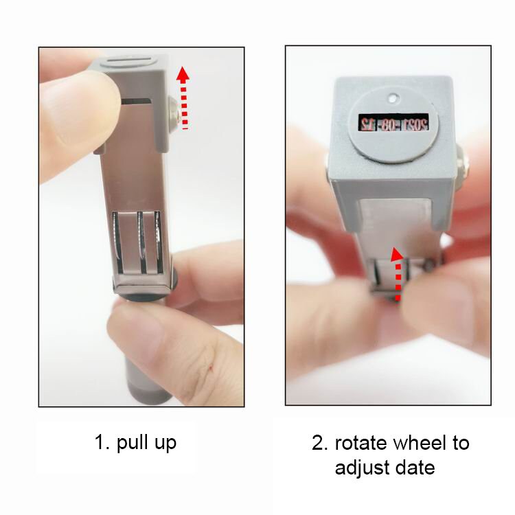 Rotary Date Stamp Gray Adjustable 2020 ~ 2030 - Etsy