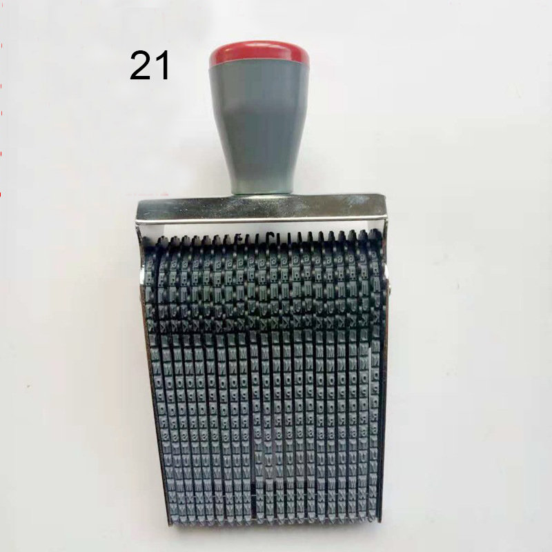 3mm / 5 Mm Alphabets Numbers Rotary Stamp 8 / 9 / 10 / 11 / 12 / 13 ...