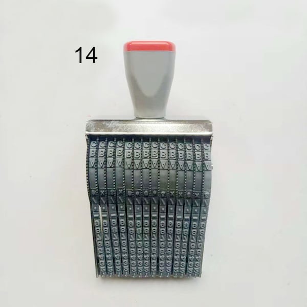 Rotary Stamp Alphabet Letter - Etsy