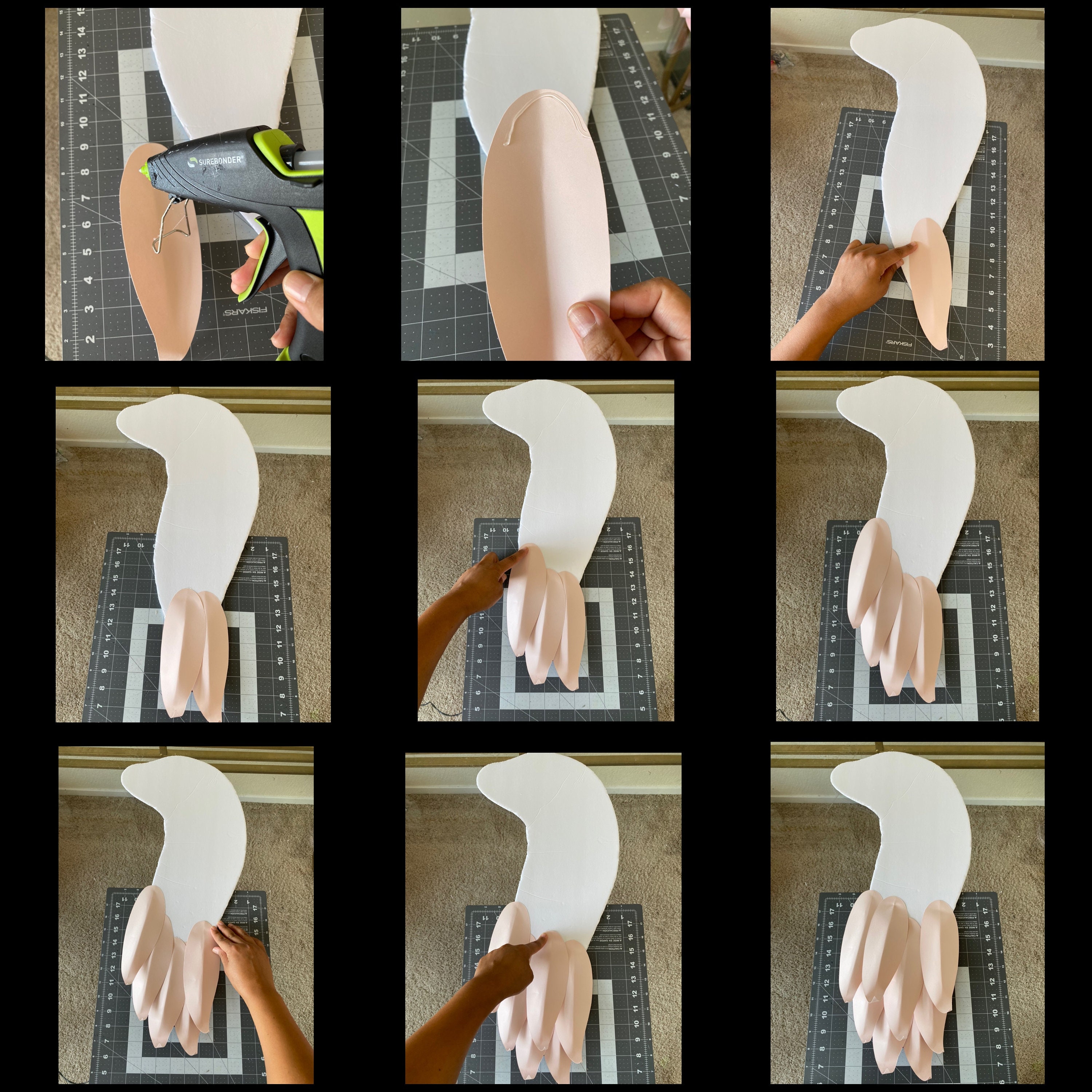 Wing Feather Digital Template - Etsy