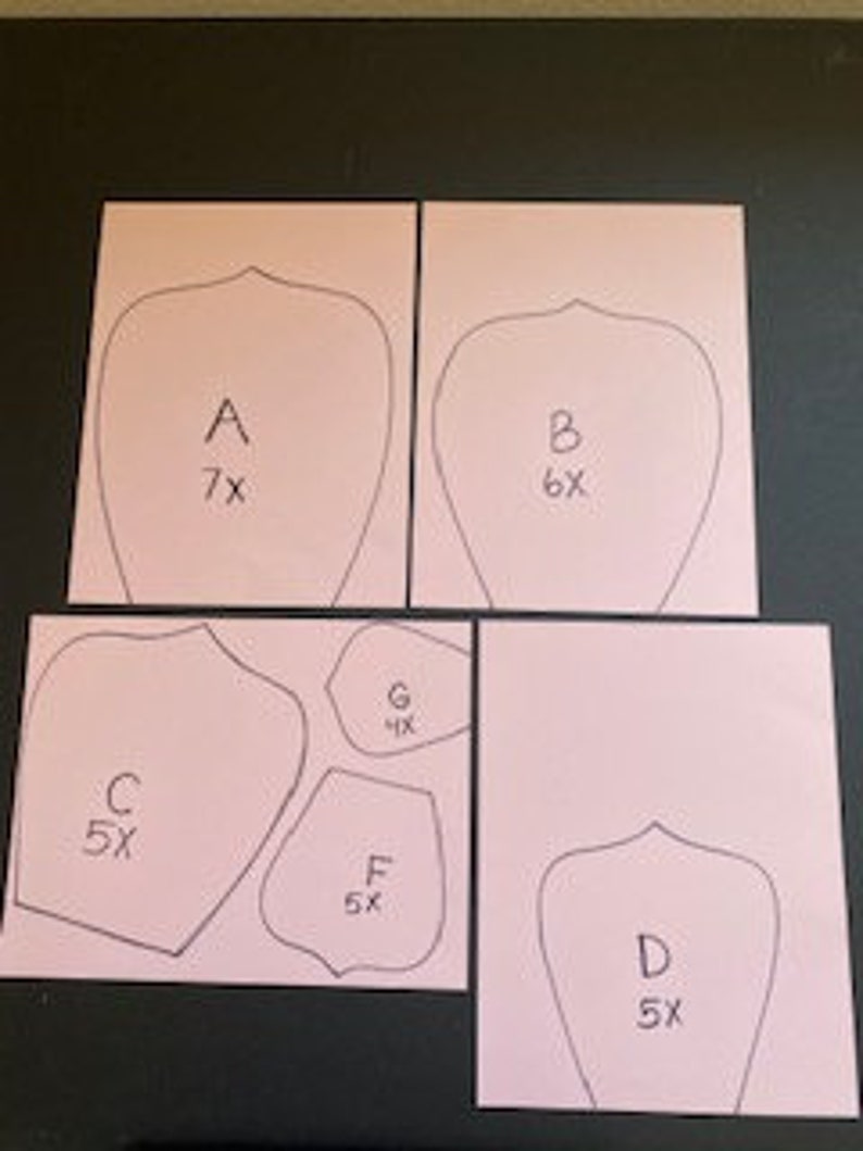 PDF LARGE Template #1 - Etsy