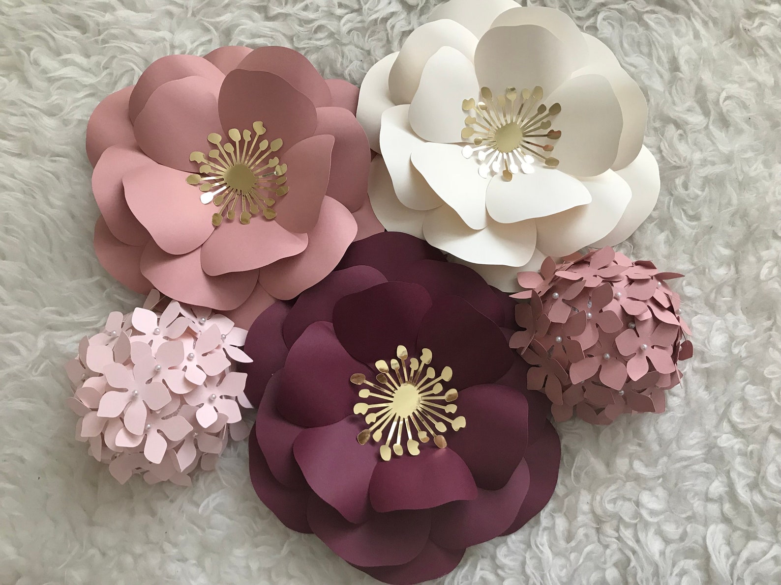 PDF & SVG MINI Rose Template - Etsy