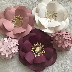 PDF & SVG MINI Rose Template - Etsy