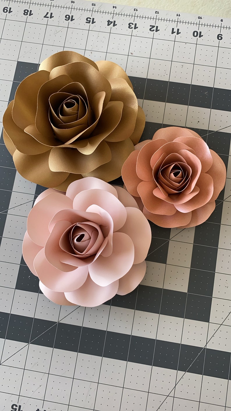 PDF & SVG MINI Rose Template - Etsy