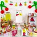 Decoración fiesta Frutas personalizada imprimible archivo | Etsy