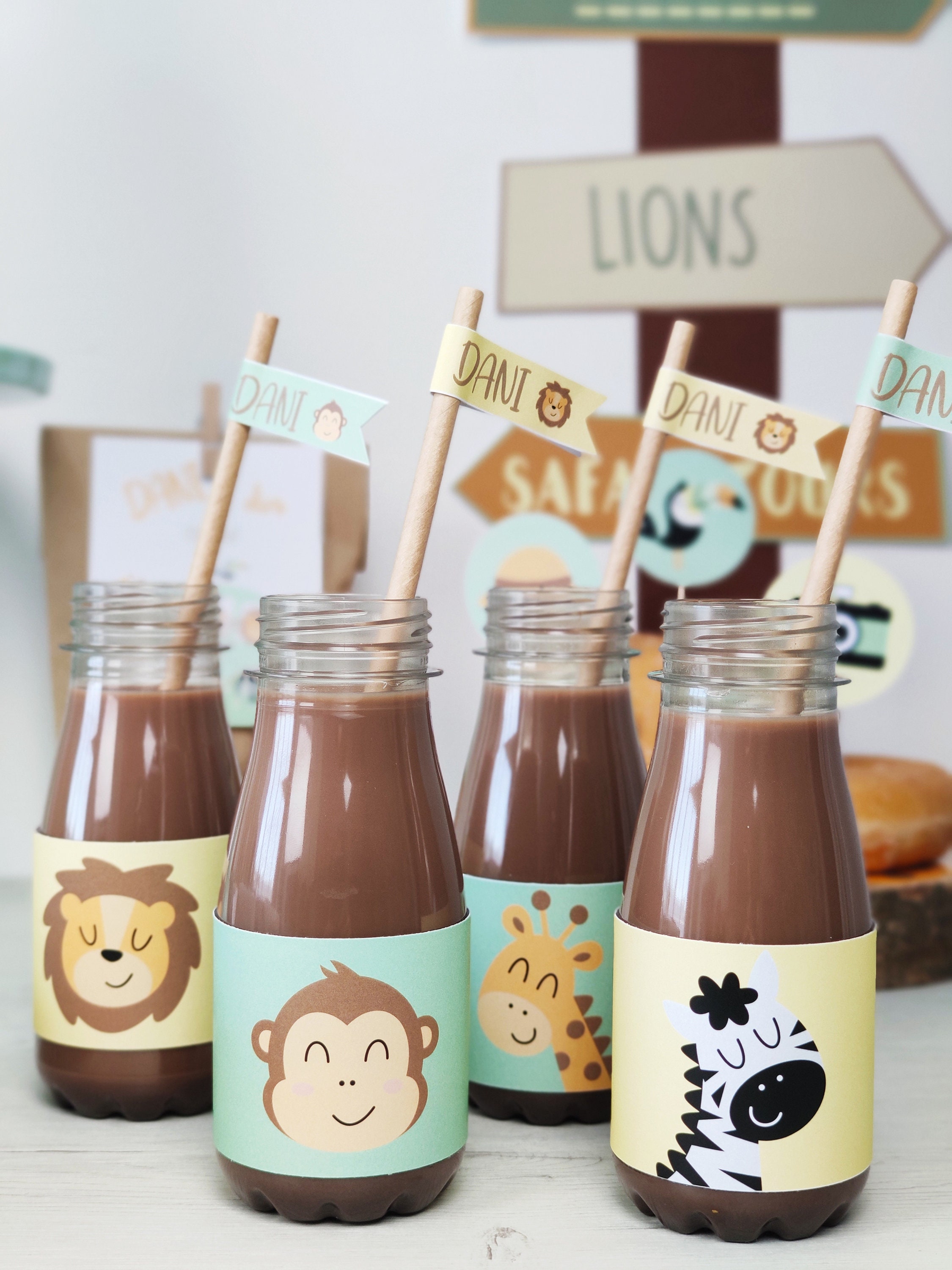 Decoración fiesta Safari, personalizada, imprimible, archivo digital ...