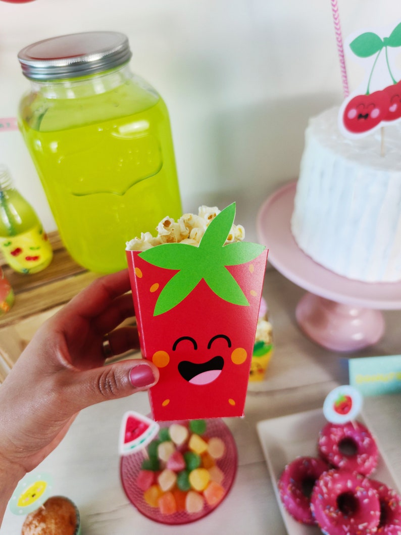 Decoración fiesta Frutas, personalizada, imprimible, archivo digital ...