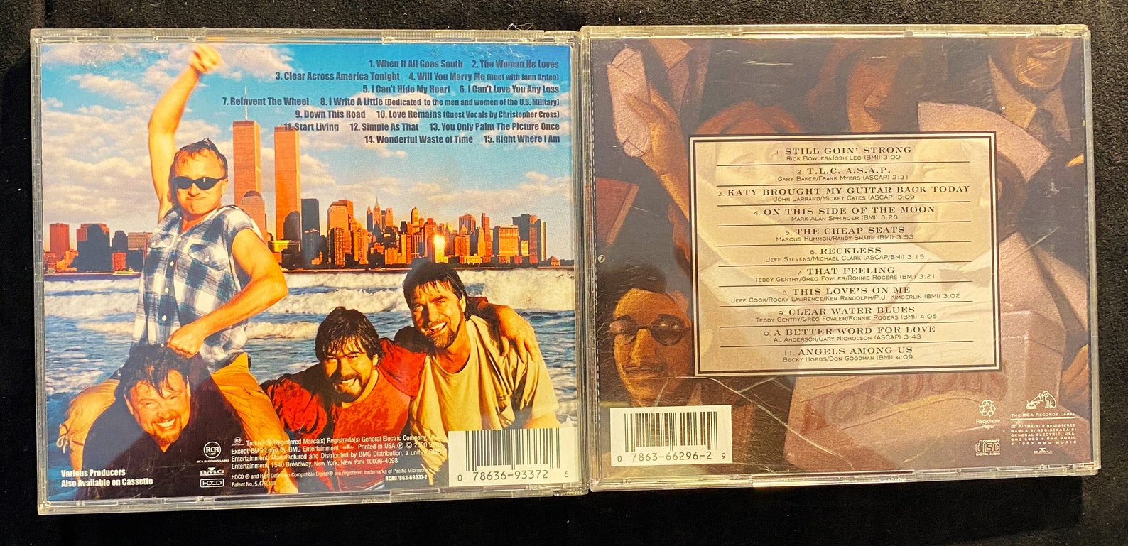 Alabama "cheap Seats" and " When It All Goes South" Cd's 1993 and 2000 ...