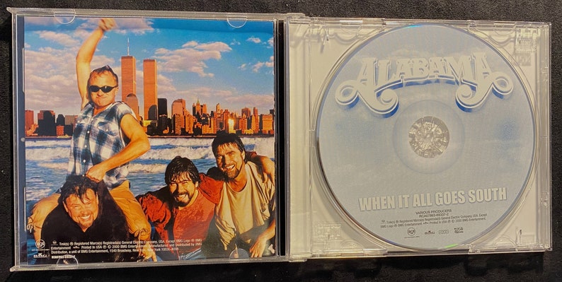 Alabama "cheap Seats" and " When It All Goes South" Cd's 1993 and 2000 ...