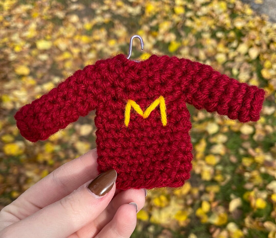 Crochet Mini Sweater Christmas Ornament/ Holiday Decor Gift - Etsy
