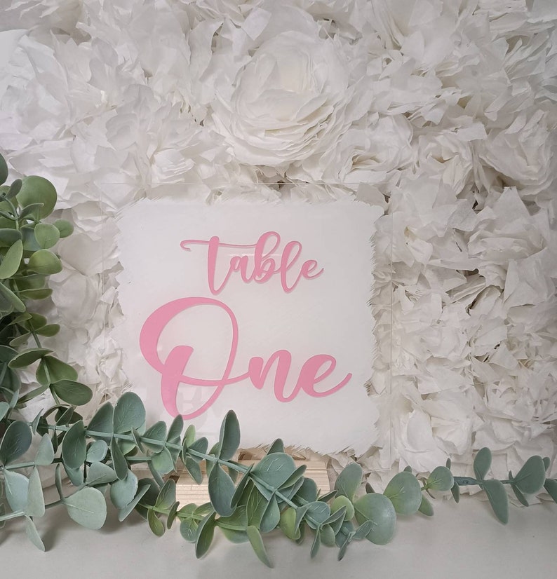 VINYL ONLY Wedding Vinyl Table Numbers for Seating Plan to Fit - Etsy UK