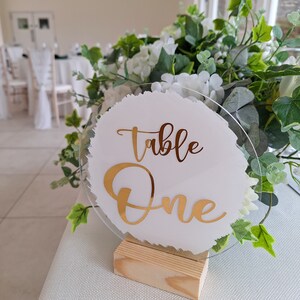 VINYL ONLY Wedding Vinyl Table Numbers Stickers Decal for Seating Plan ...
