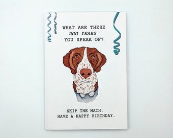 Pointer Birthday Card - Etsy